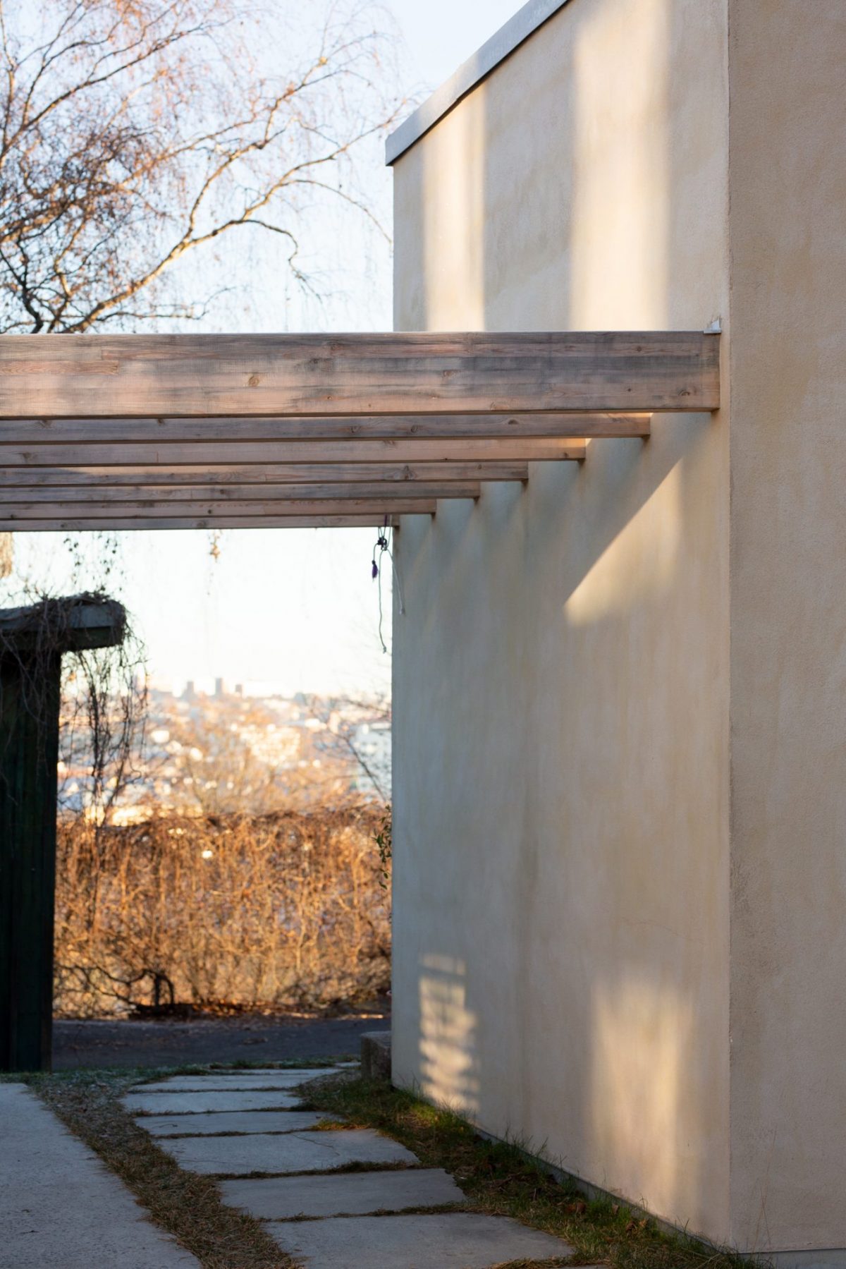 Moderne Inngangsparti på Sankthanshaugen - Rede Arkitekter